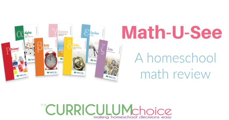 Using Math-U-See for Homeschool Math - The Curriculum Choice