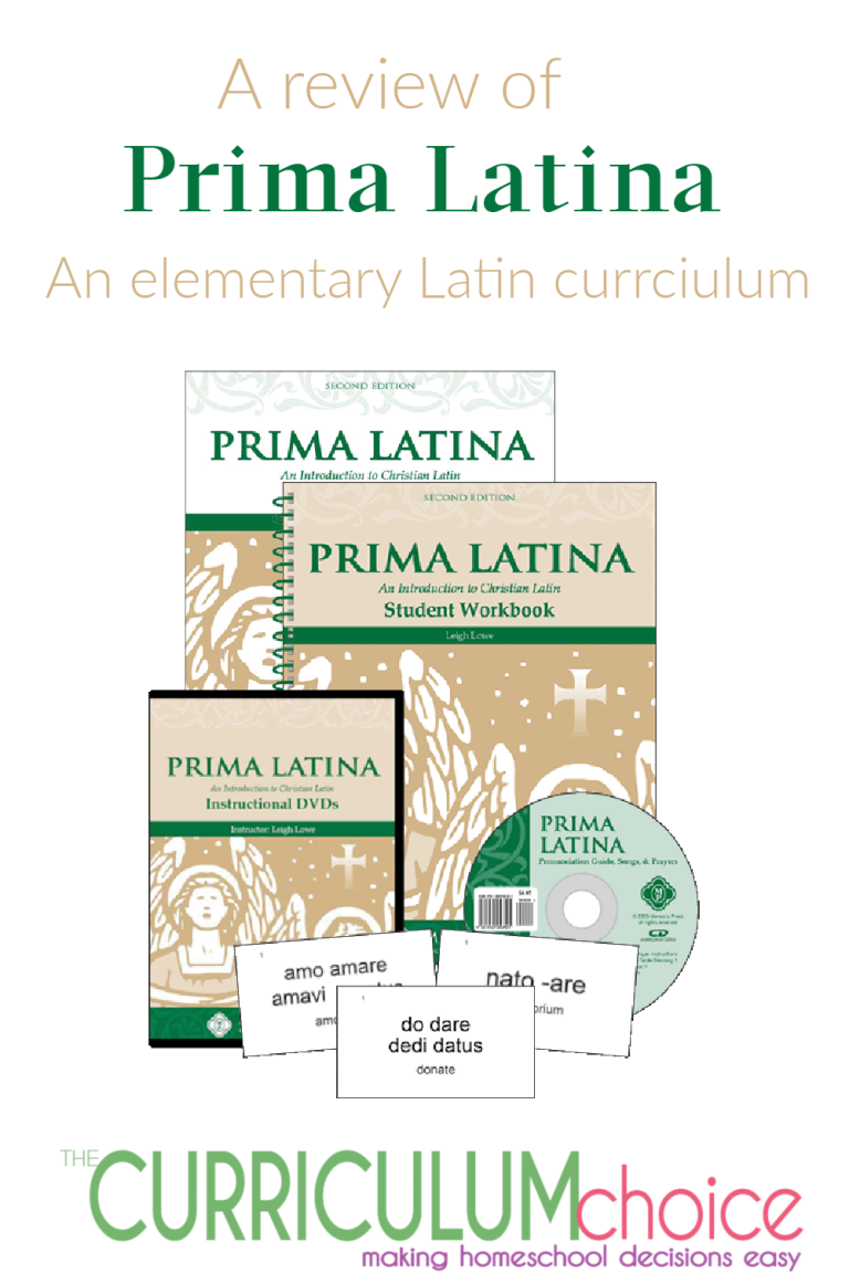 Prima Latina For Elementary Latin In Your Homeschool - The Curriculum ...
