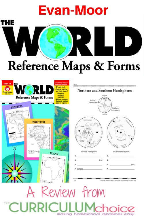 Evan-Moor The World Reference Maps and Forms - The Curriculum Choice