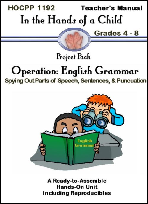 In the Hands of a Child Grammar Lapbook - The Curriculum Choice