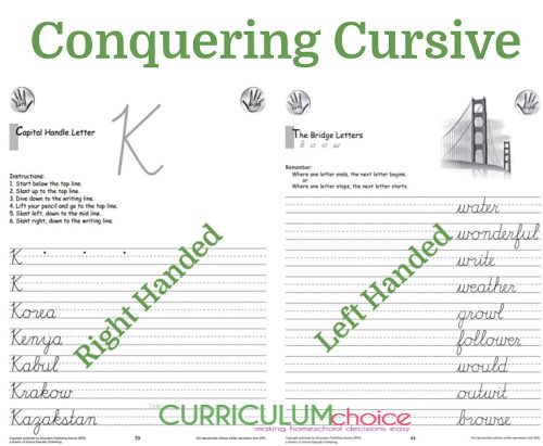Conquering Cursive Handwriting Workbooks for Your Homeschool - The ...