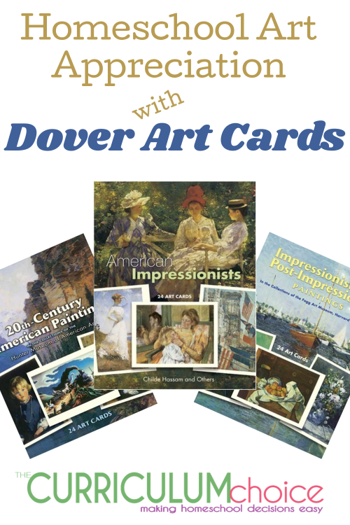 Homeschool Art Appreciation with Dover Art Card Sets - The Curriculum ...