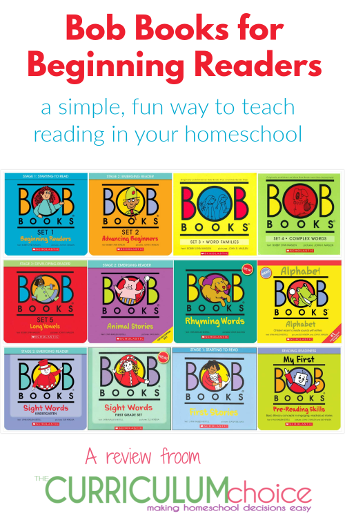 Bob Books for the Beginning Reader - The Curriculum Choice