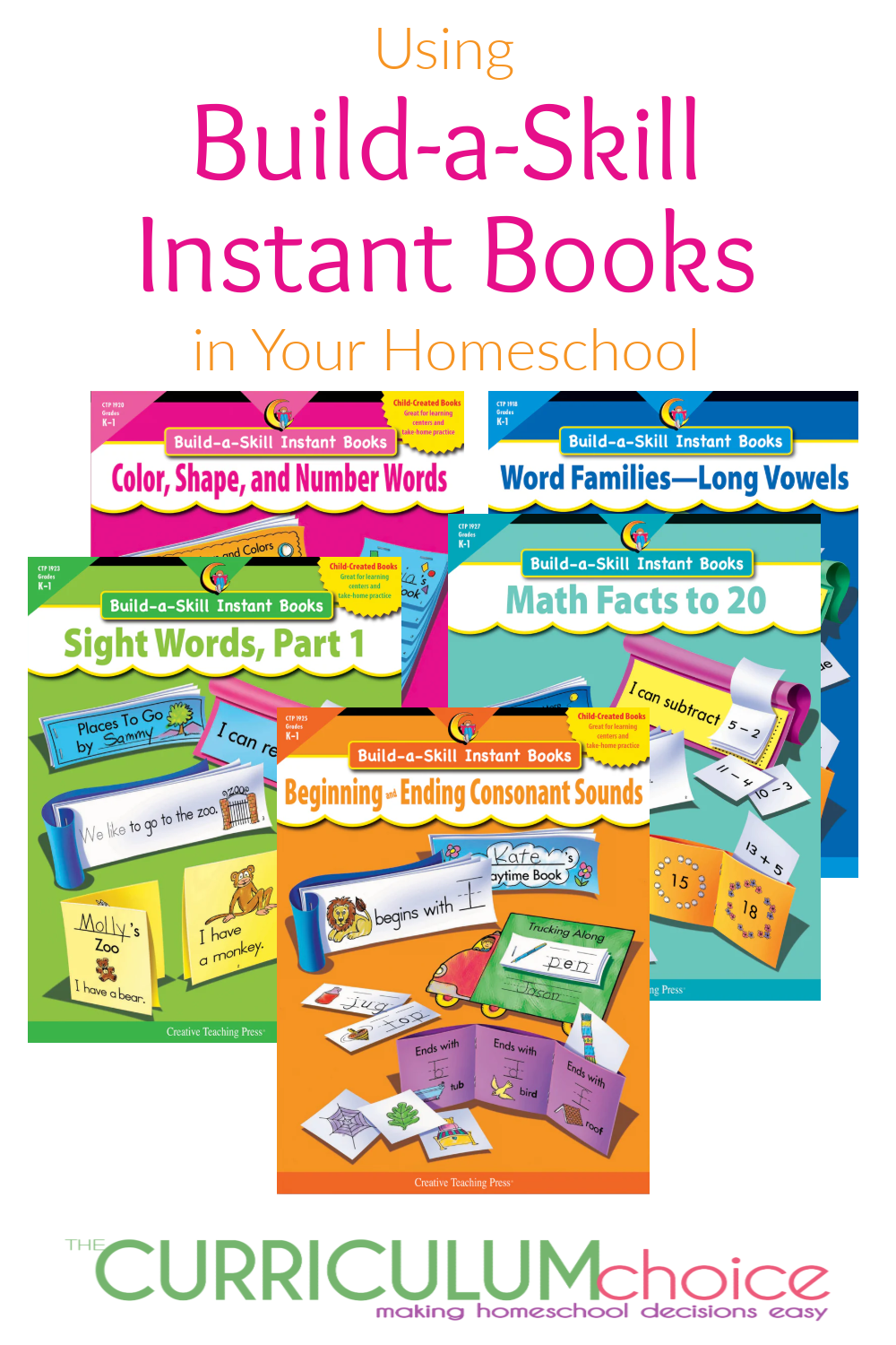 Using Build-a-Skill Instant Books in Your Homeschool - The Curriculum ...