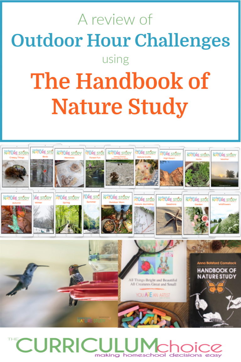 Homeschool Outdoor Hour Challenges using The Handbook of Nature Study ...