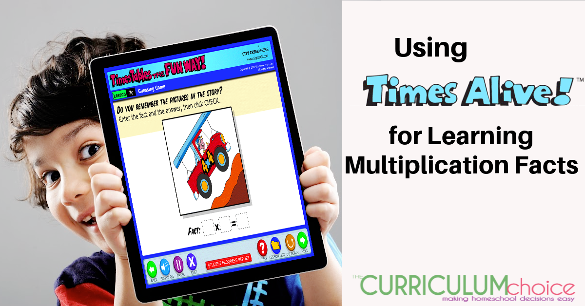 Using Times Alive! for Learning Multiplication Facts - The Curriculum ...