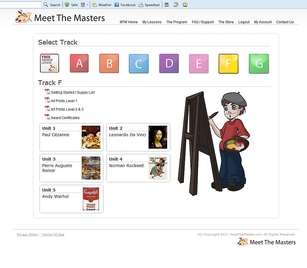 Meet The Masters Review - The Curriculum Choice