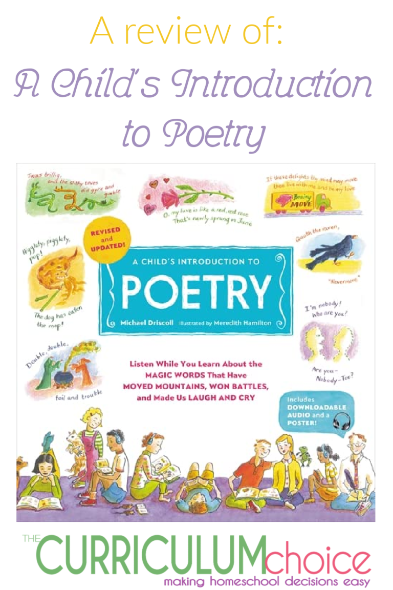 A Child's Introduction To Poetry Review - The Curriculum Choice