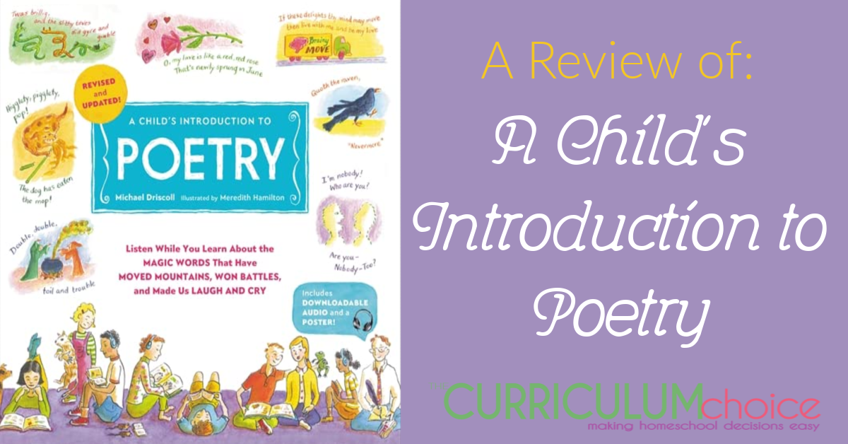 A Child's Introduction To Poetry Review - The Curriculum Choice