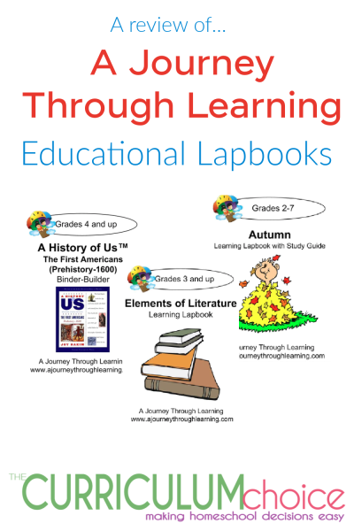A Journey Through Learning Lapbooks Review - The Curriculum Choice