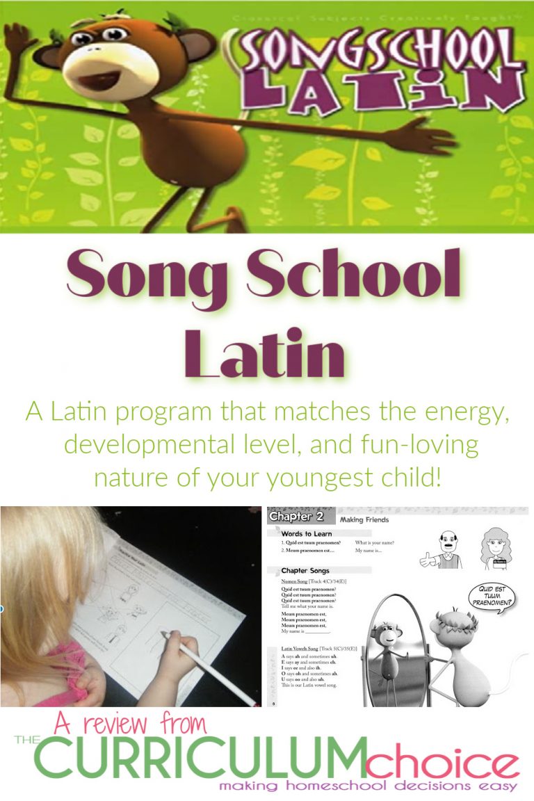 Song School Latin Review - The Curriculum Choice