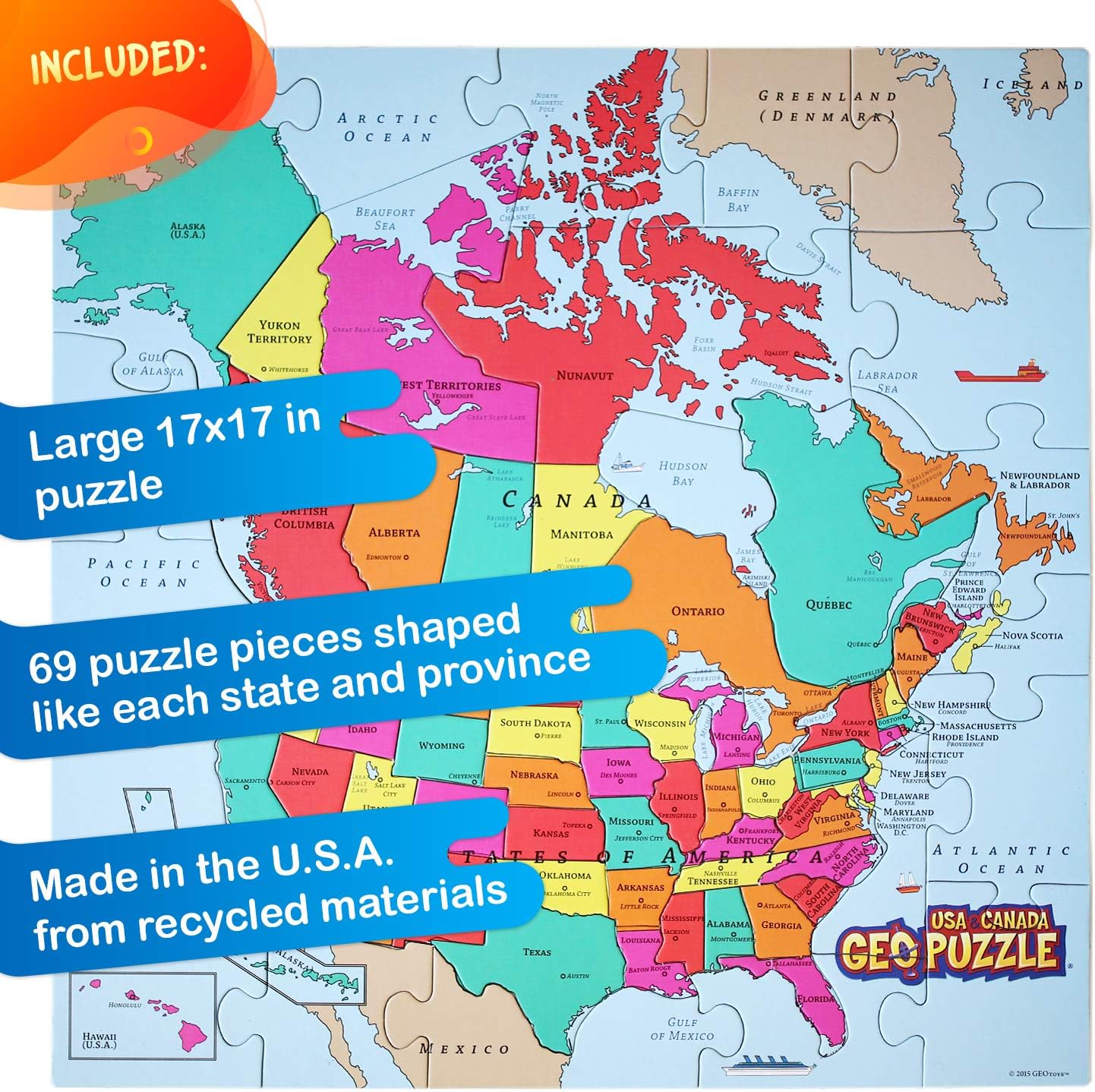 GEO Puzzles for Homeschool Geography Fun - The Curriculum Choice
