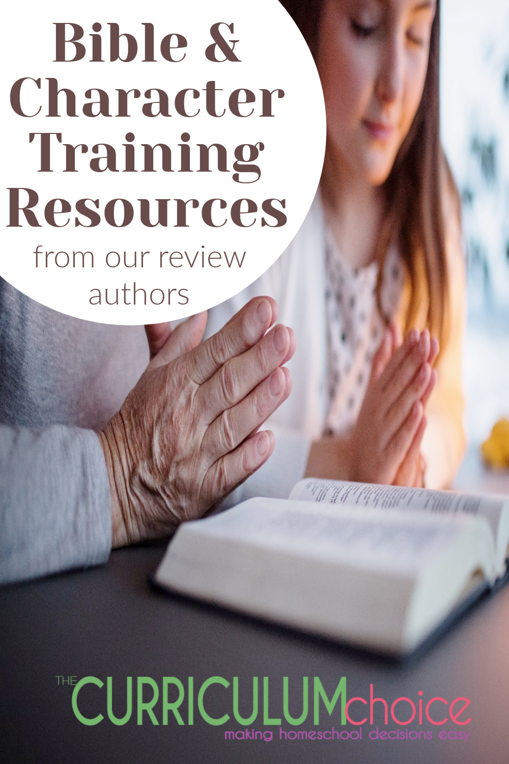 30 Bible and Character Training Homeschool Resources - The Curriculum ...