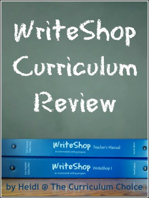 WriteShop Curriculum Review - The Curriculum Choice