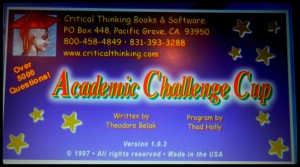 Academic Challenge Cup Review - The Curriculum Choice