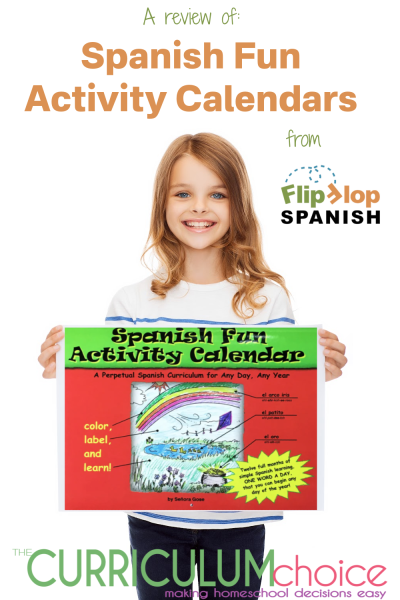 Review: Spanish Fun Activity Calendar - The Curriculum Choice