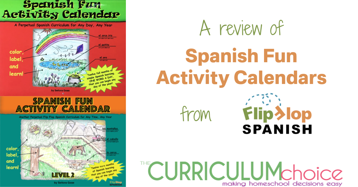 Review: Spanish Fun Activity Calendar - The Curriculum Choice