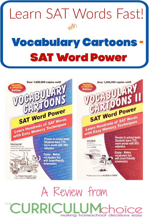 Vocabulary Cartoons - SAT Word Power - The Curriculum Choice