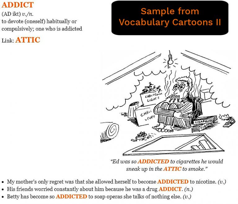 Vocabulary Cartoons - SAT Word Power - The Curriculum Choice