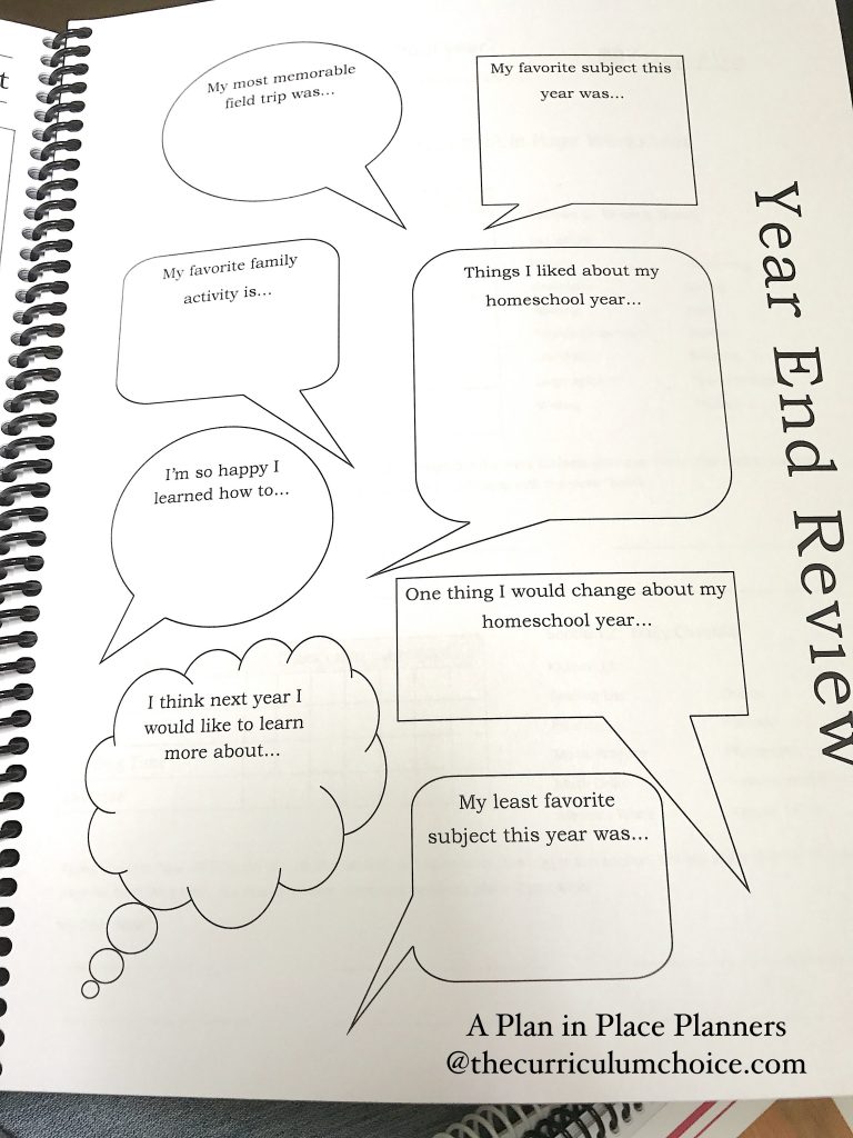 A Week in the Life of a Homeschool Planner - The Curriculum Choice