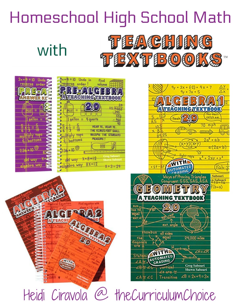 Homeschool High School Math With Teaching Textbooks The Curriculum Choice Homeschool High School Math With Teaching Textbooks The Curriculum Choice