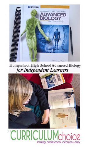 Homeschool High School Advanced Biology - The Curriculum Choice
