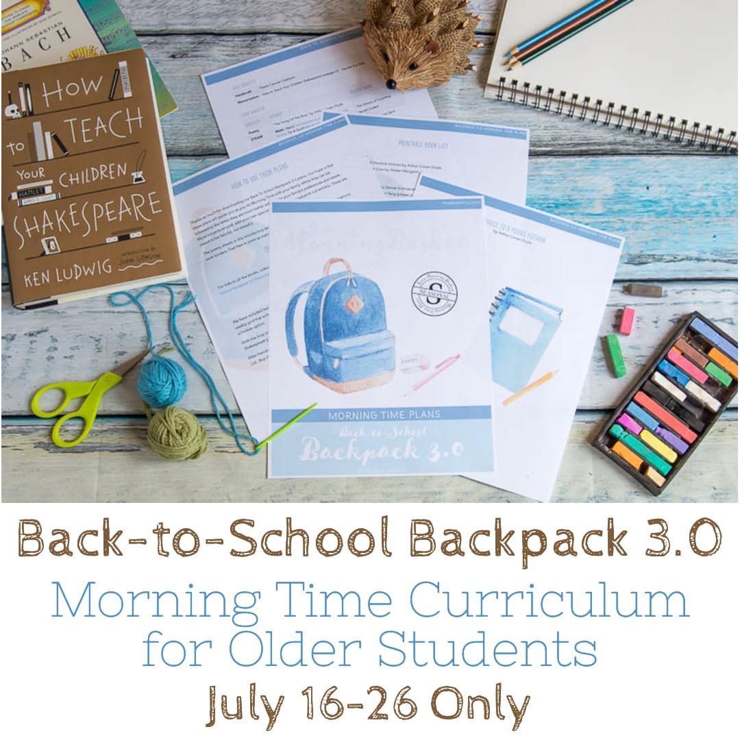 Homeschool Morning Basket - The Curriculum Choice