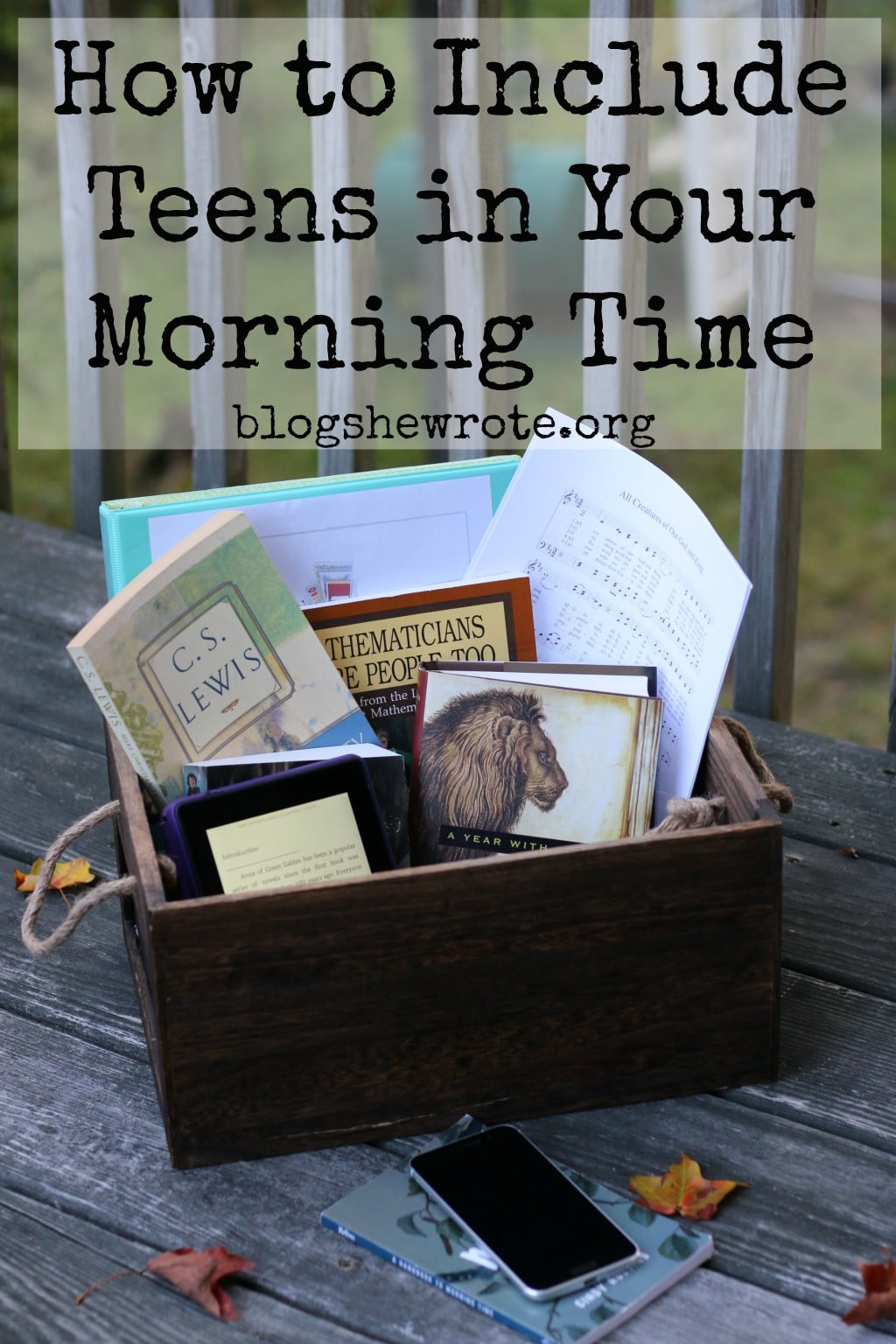 Homeschool Morning Basket - The Curriculum Choice