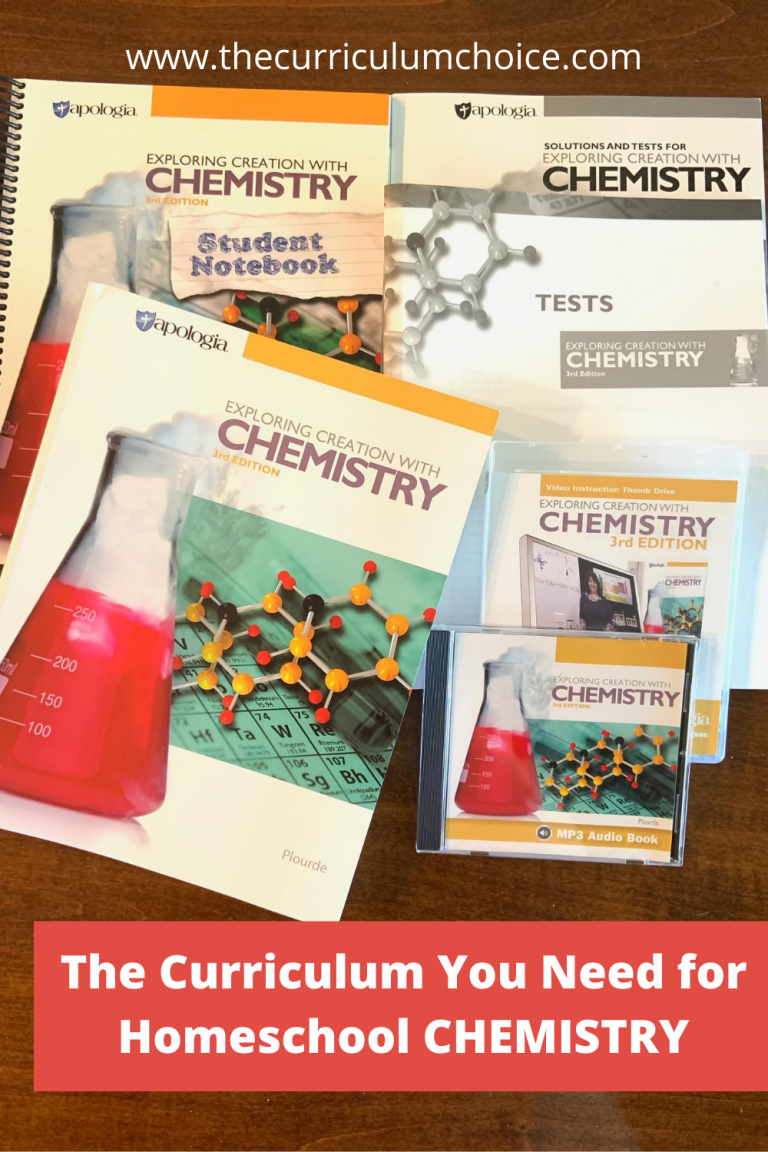 The Homeschool Chemistry Curriculum Your Student Needs - The Curriculum ...