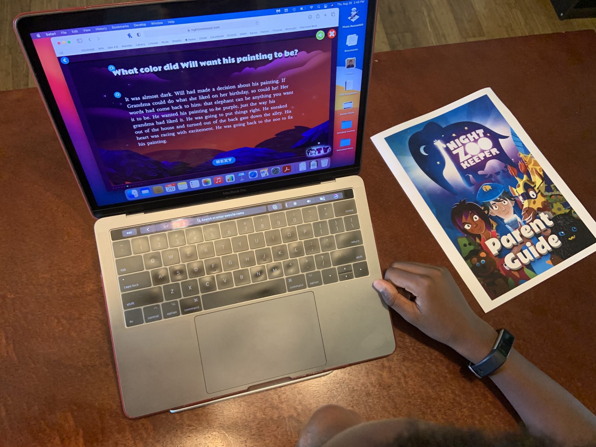 Night ZooKeeper Online Writing Program - The Curriculum Choice