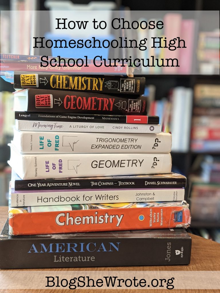 Chemistry High School Curriculum for Homeschool - The Curriculum Choice