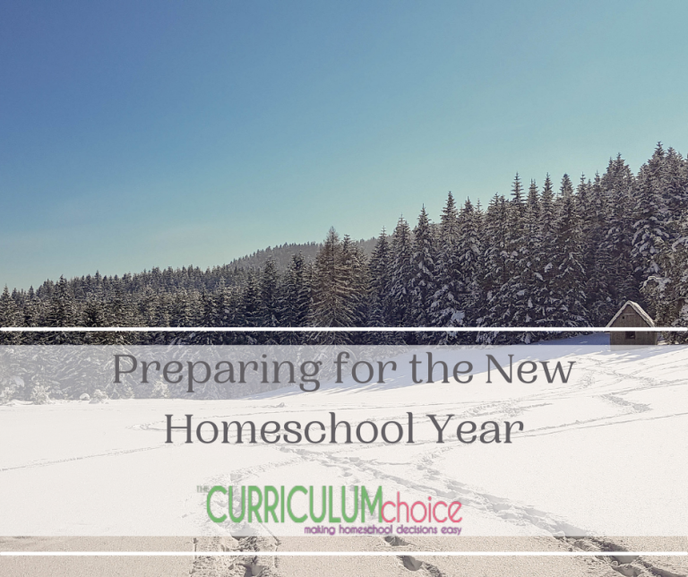 Preparing for the New Homeschool Year - The Curriculum Choice