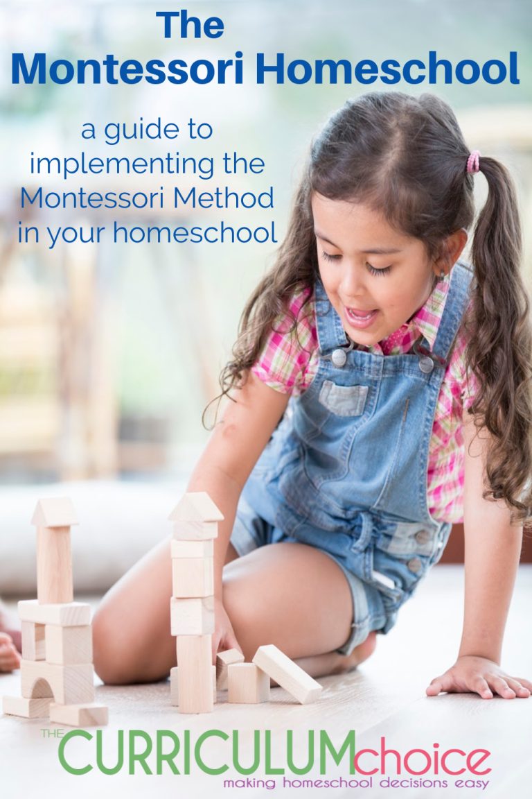 The Montessori Homeschool - The Curriculum Choice