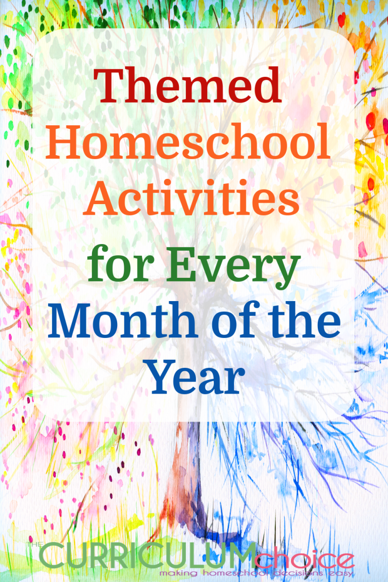Engaging Themed Homeschool Activities for Every Month of the Year - The ...