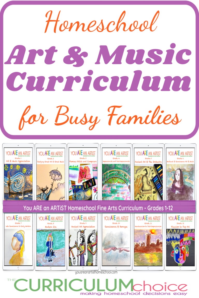 Homeschool Art and Music Curriculum For Busy Families - The Curriculum ...