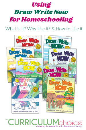 Using Draw Write Now Books for Homeschooling - The Curriculum Choice
