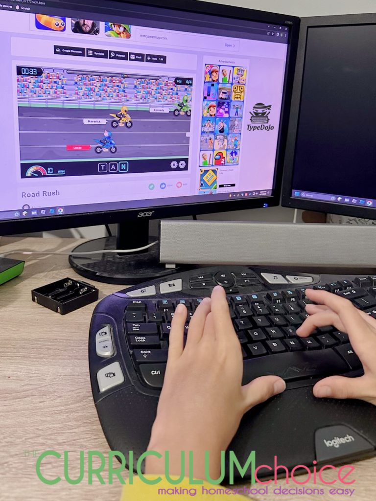 Typing Practice with TypeDojo - The Curriculum Choice