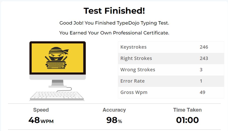 Typing Practice With TypeDojo The Curriculum Choice Typing Practice With TypeDojo The Curriculum Choice