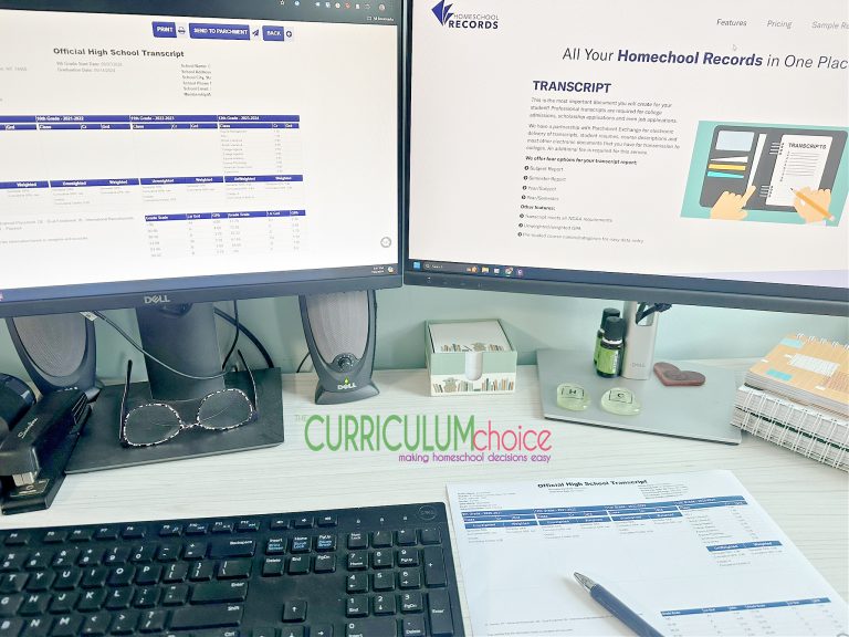 Creating High School Transcripts with Homeschool Records - The ...