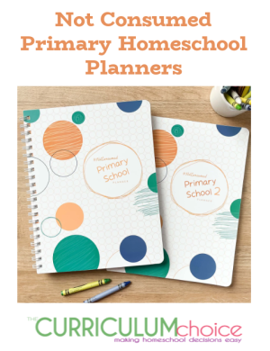 Not Consumed Student Homeschool Planners - The Curriculum Choice